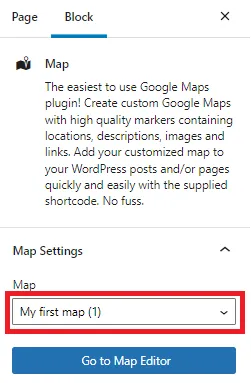 Displaying your Map on your WordPress site - WP Go Maps Documentation