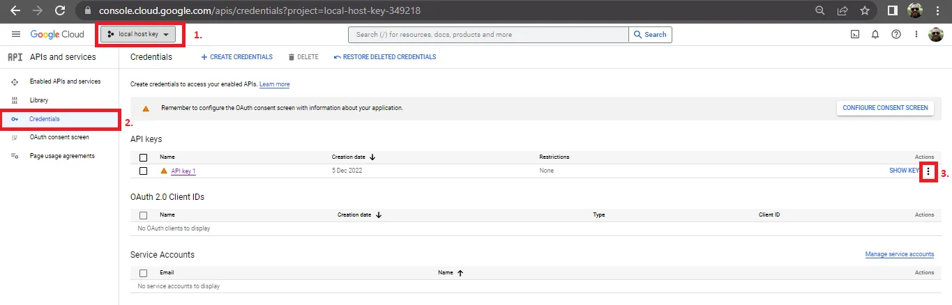 Protecting your Google Maps API key from unauthorized use - Setting up website restrictions ...