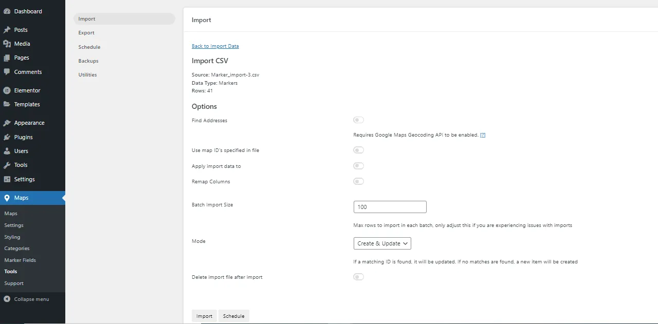 Importing Files - WP Go Maps Documentation