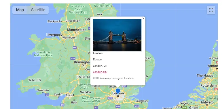 Enabling distance features - WP Go Maps Documentation