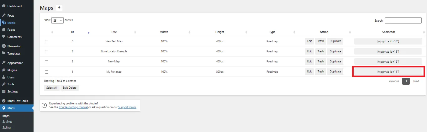Shortcodes - Quick Start - WP Go Maps Documentation