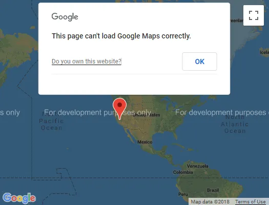 This page can’t load Google Maps correctly - WP Go Maps Documentation