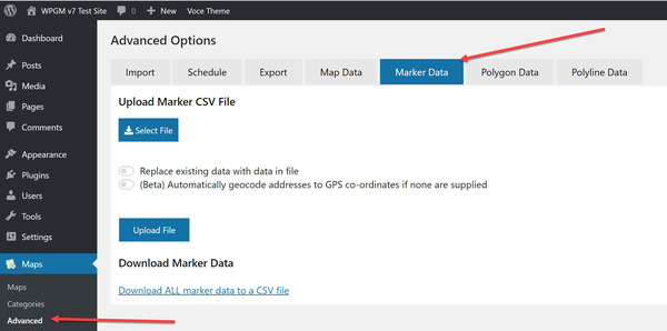 Exporting and Importing Data (Legacy) | WP Go Maps