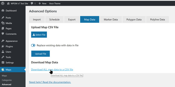 Exporting and Importing Data (Legacy) | WP Go Maps