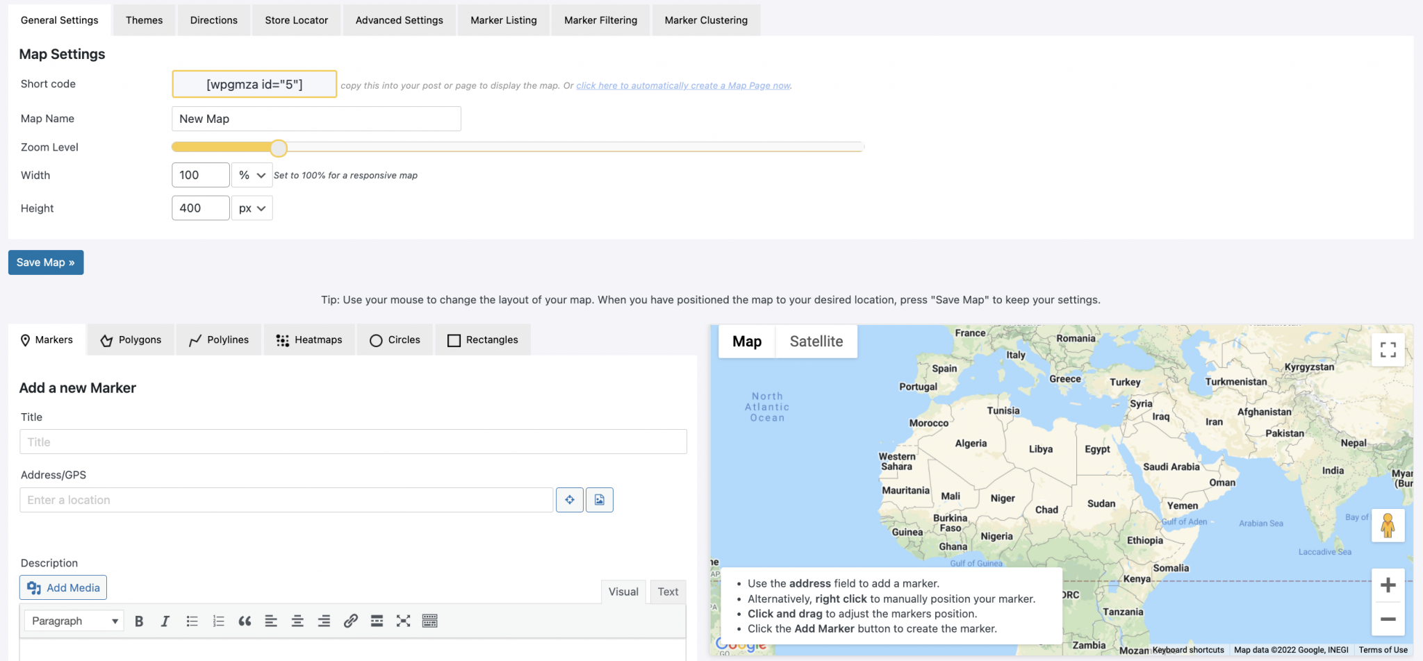 Create a Travel Map with WP Go Maps