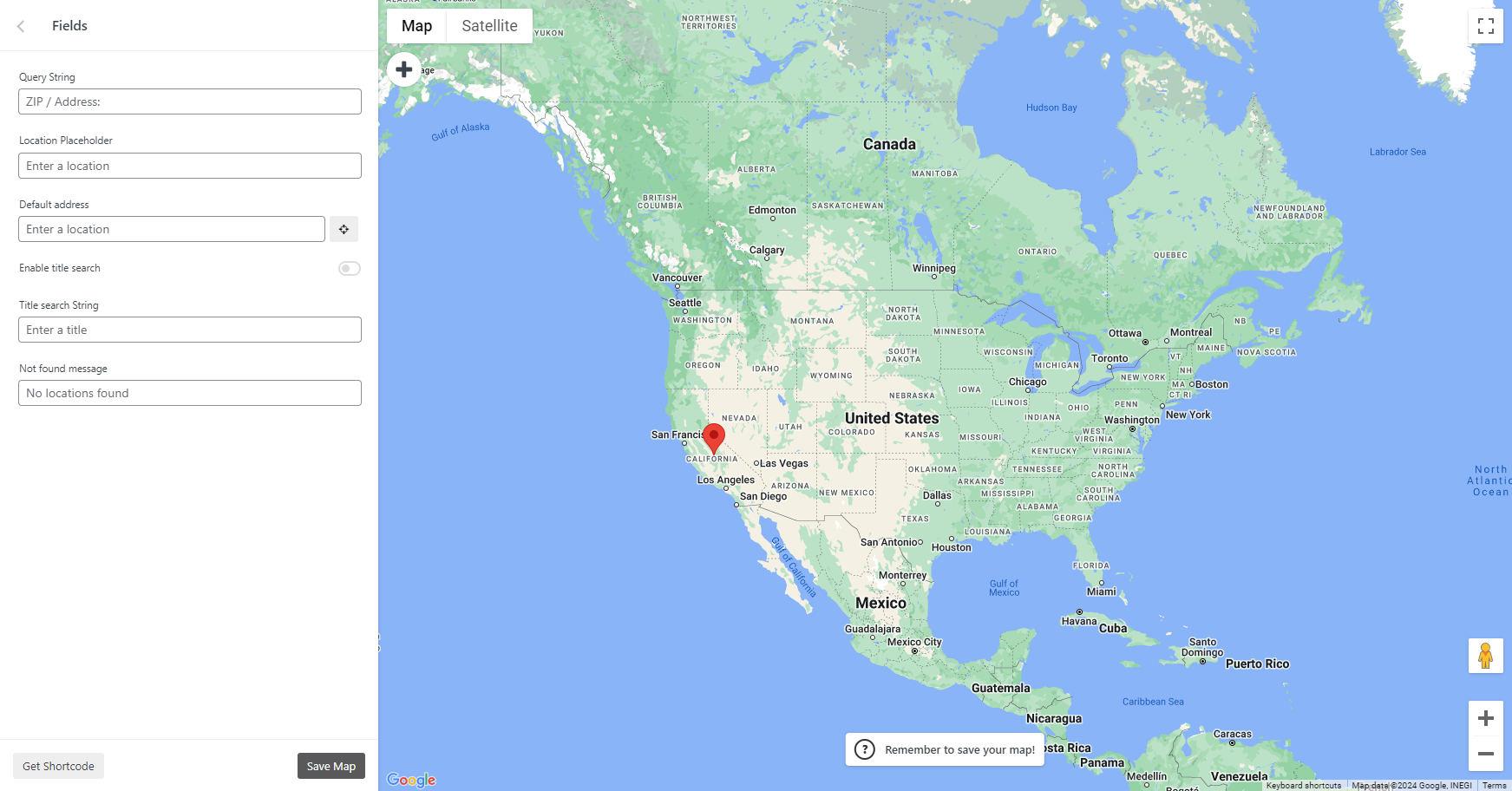 Screenshots: Back-end | WP Go Maps